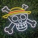 One Piece Neon Sign One Piece Skull Neon Sign Pirate Neon Sign Bedroom ...