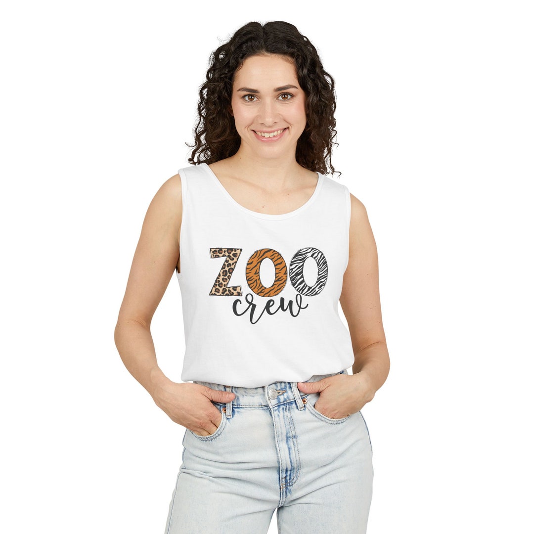 Zoo Crew Shirt, Neutral Colors, Summer Tank Top, Womens Shirt, Safari ...