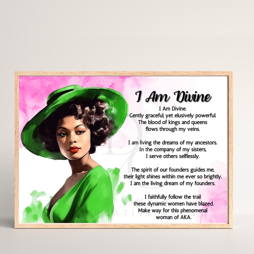 Alpha Kappa Alpha, Sorority Gifts, Sorority Wall Art, Aka Paraphernalia ...