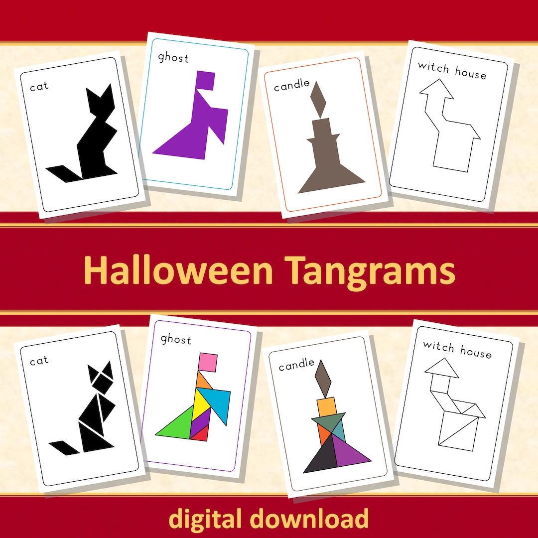 Tangram - Halloween - Etsy