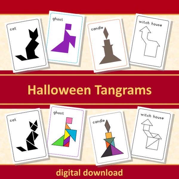 Tangram Puzzle - Etsy