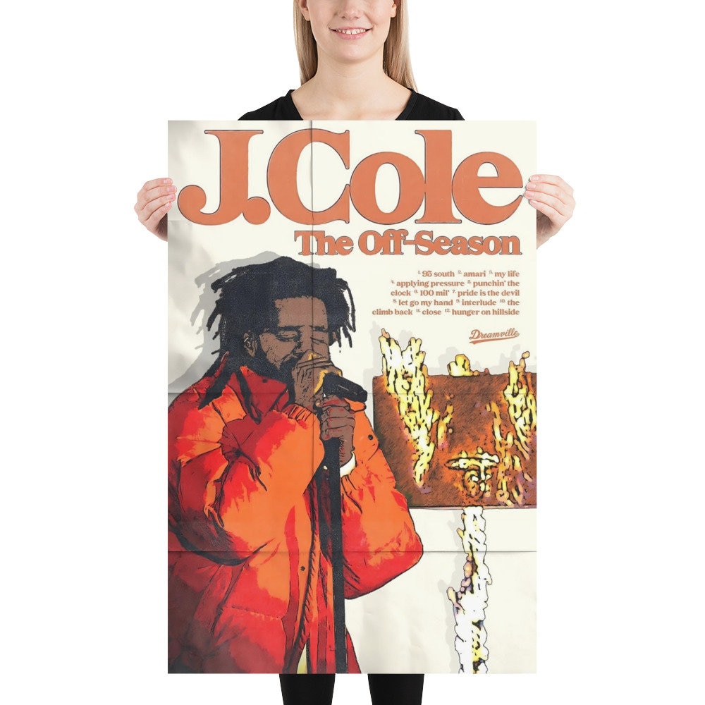 J Cole off Season Poster , J Cole Wall Art , Hip Hop Poster , Forest ...
