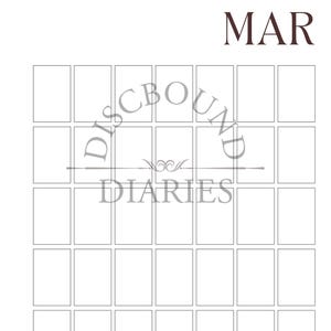 Classic HP One Page Month - Etsy