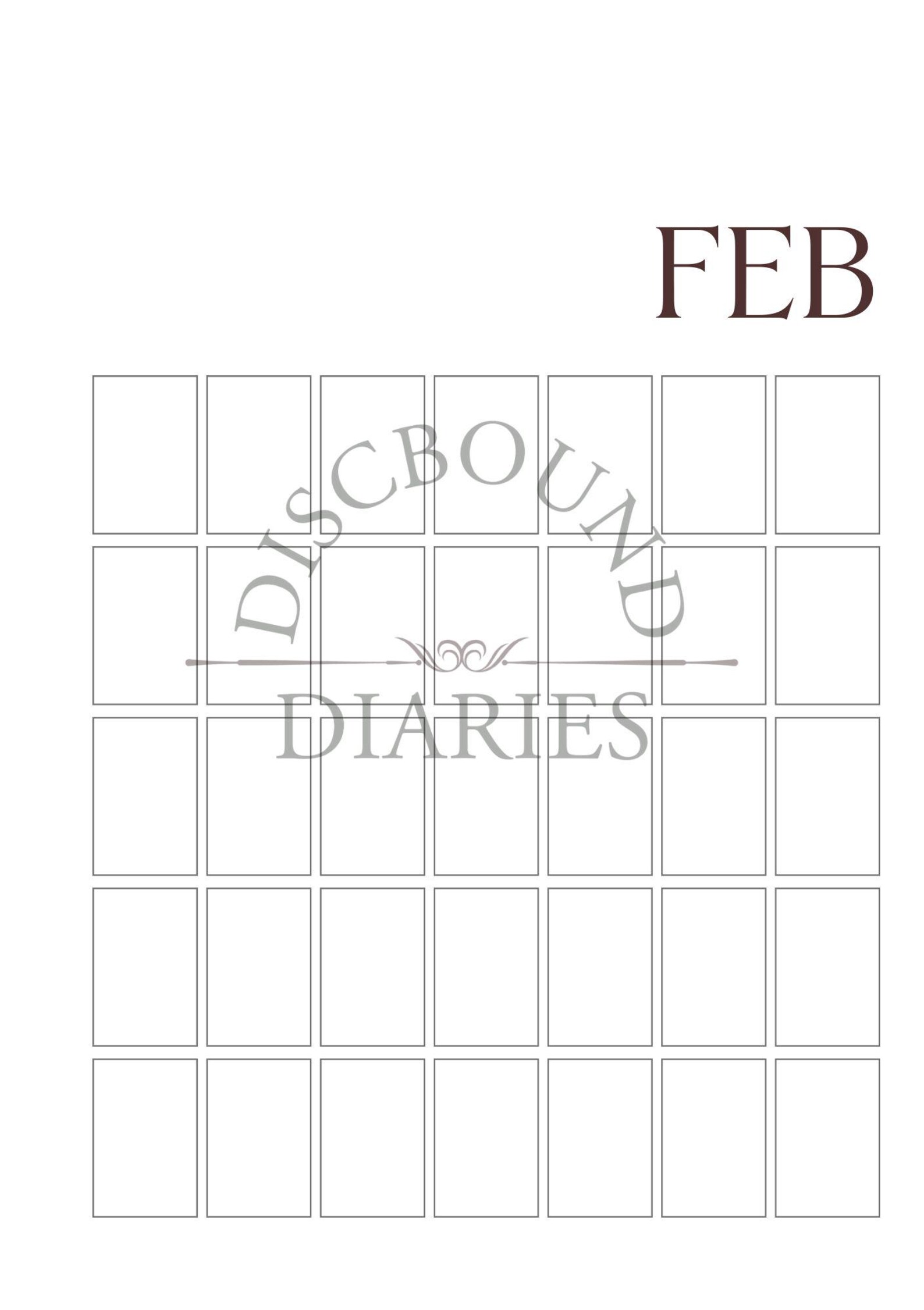 Classic HP One Page Month - Etsy