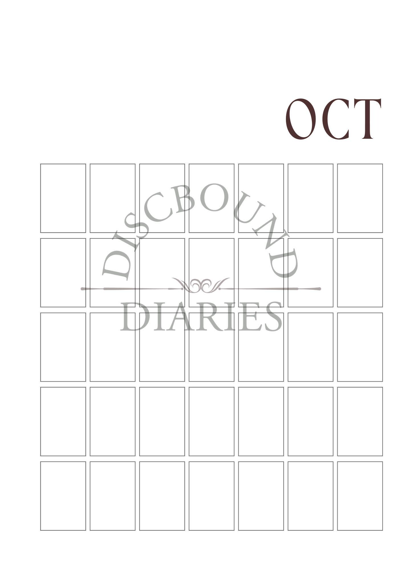 Classic HP One Page Month - Etsy