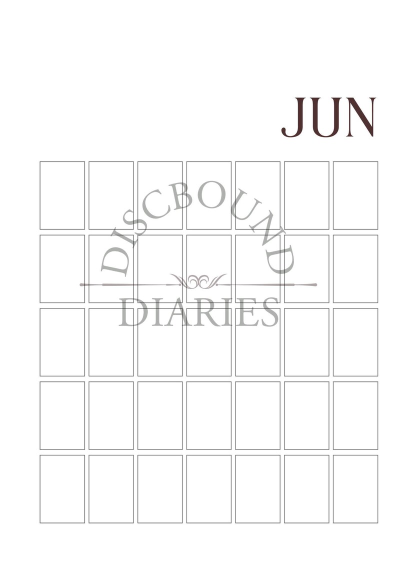 Classic HP One Page Month - Etsy