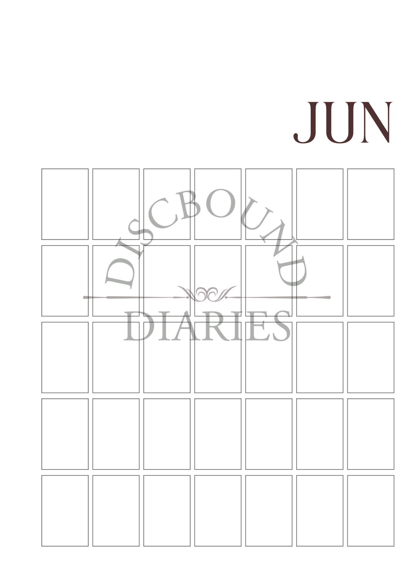 Classic HP One Page Month - Etsy
