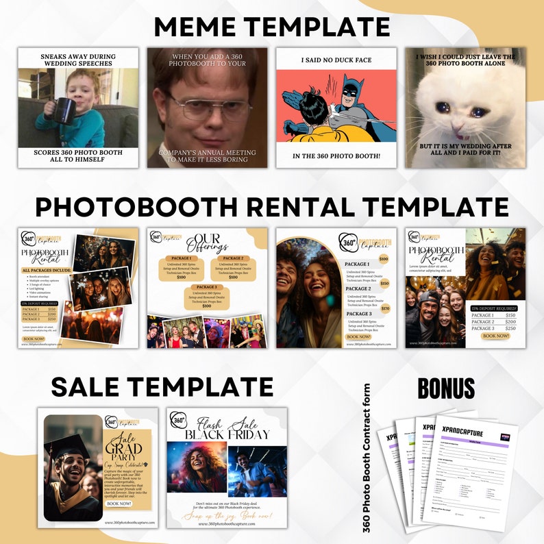 360 Photo Booth Instagram Template, 50+ Photo Booth Templates, 360 ...
