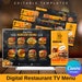 Digital Download Tv Restaurant Menu Template, Catering Menu, Restaurant ...