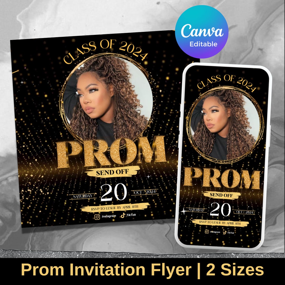 Prom Animated Invitation, Prom Send off Invitation, Prom Video ...