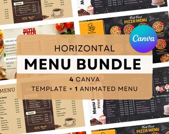 Animated Digital Download Tv Restaurant Menu Template, Catering Menu ...