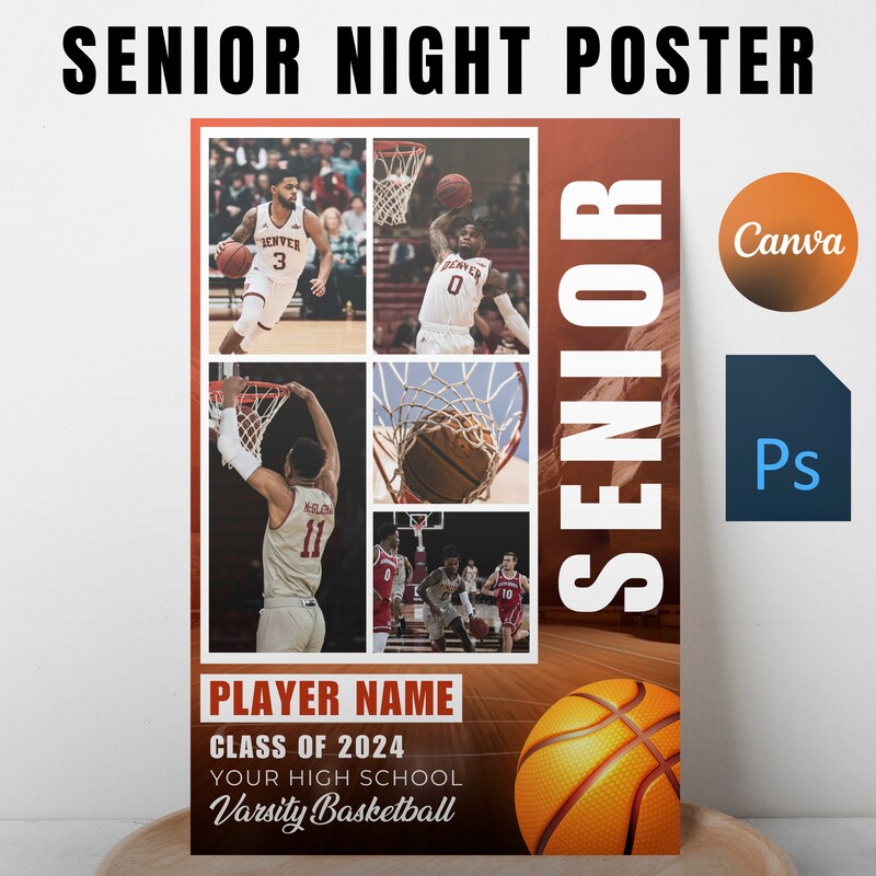 Basketball Poster - Etsy