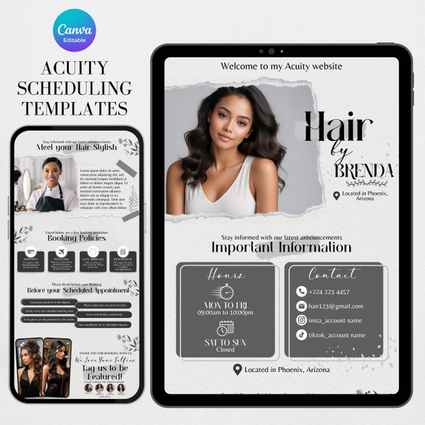 Photographer Instagram Business Card 2024, DIY Canva Business Card ...