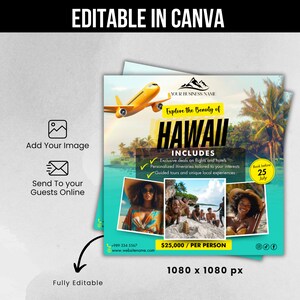 Canva Template Travel Agent Flyer, DIY E-flyer Templates, Vacations ...