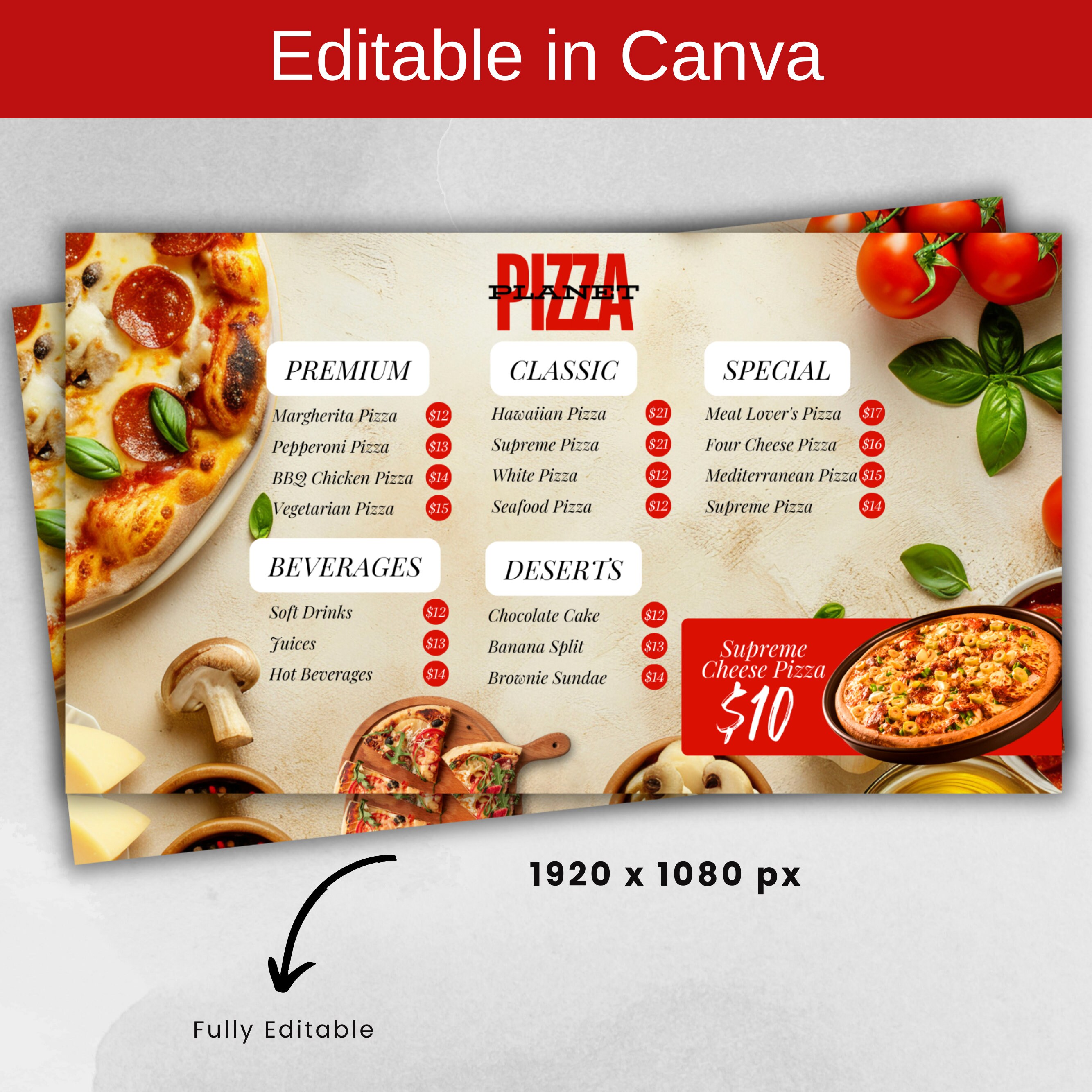 Digital Download Tv Restaurant Menu Template, Catering Menu, Restaurant ...