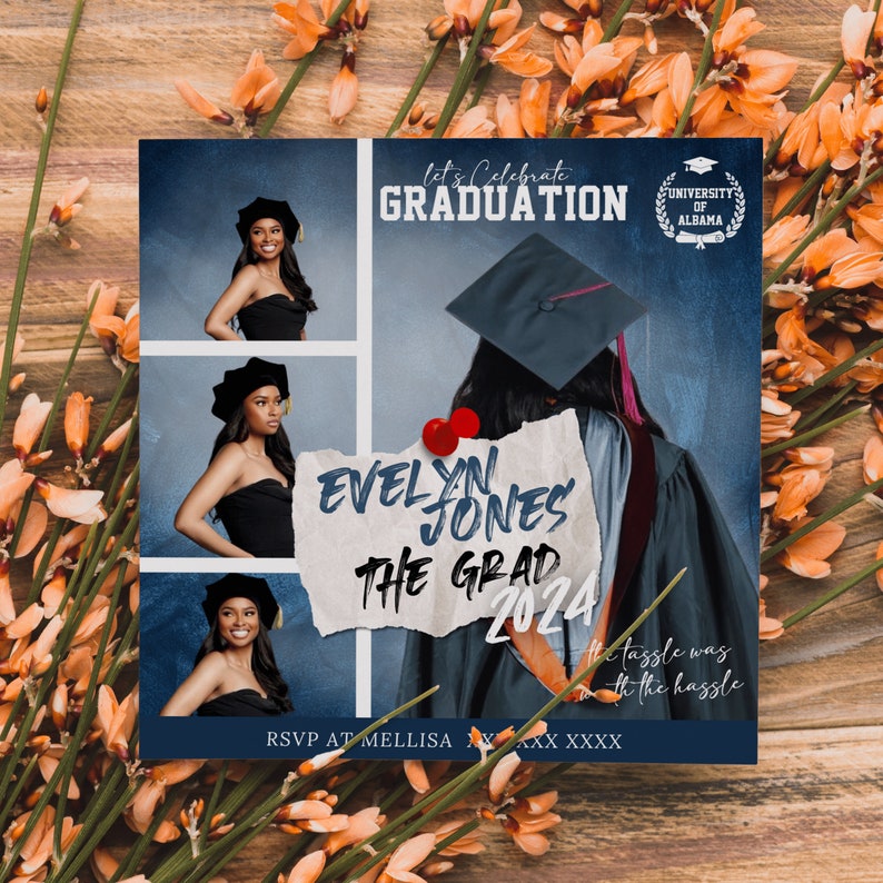 Graduation Flyer, 2024 Graduation Invites, Graduation Flyer Template ...
