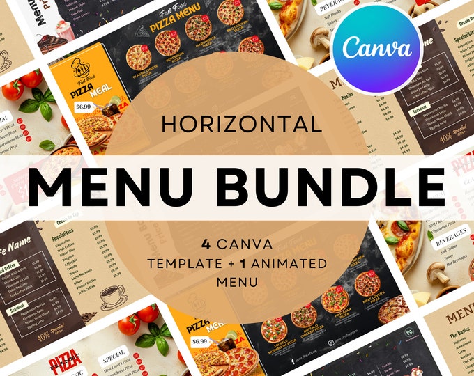 10 IN 1 PACK TV Menu Board - Digital Menu Board - Burger Menu Board ...