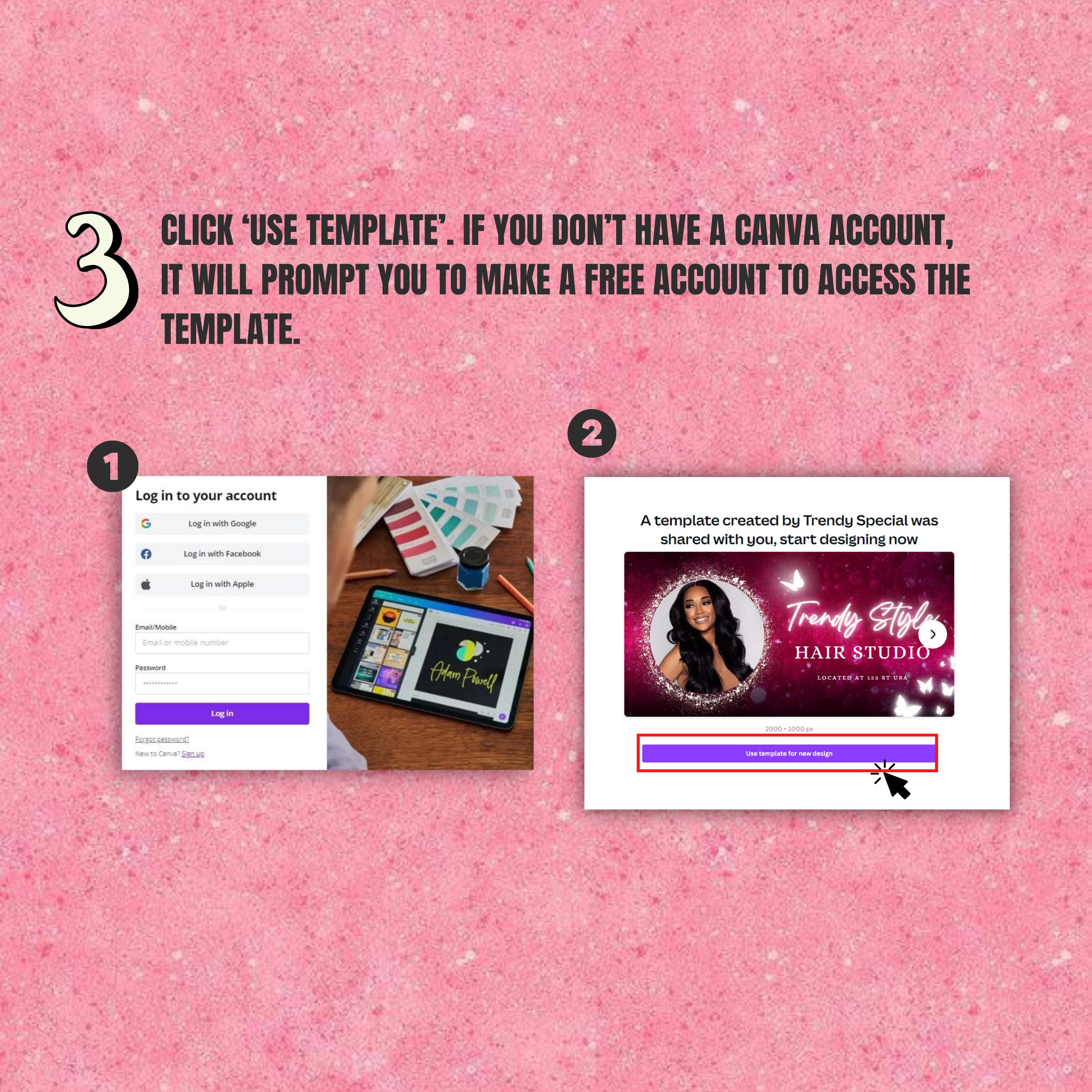 Photographer Instagram Business Card 2024, DIY Canva Business Card ...