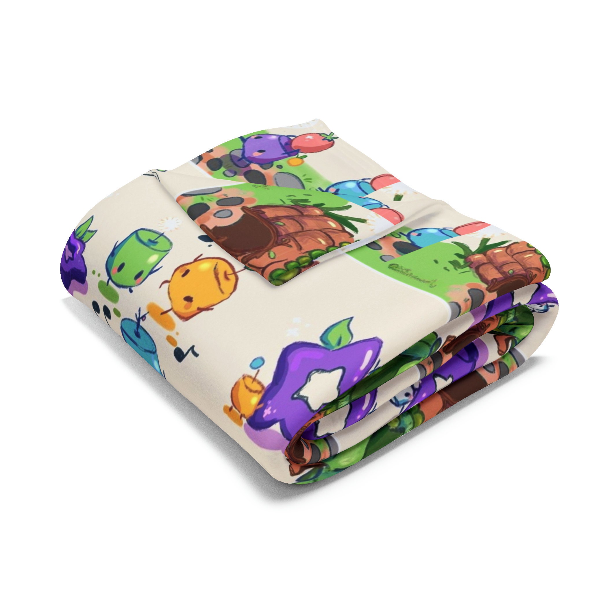 Stardew Valley Blanket Artic Fleece Junimo Cute - Etsy