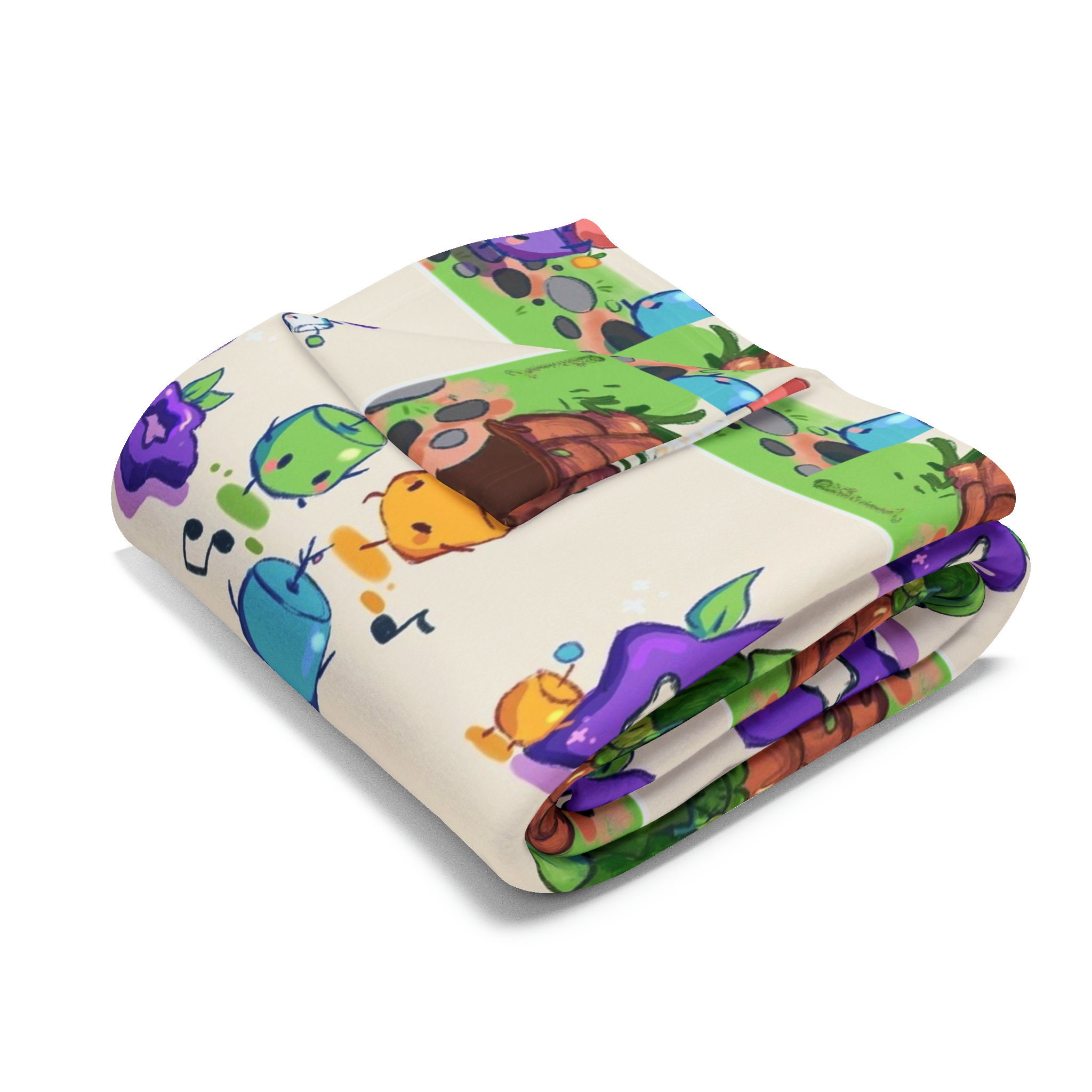 Stardew Valley Blanket Artic Fleece Junimo Cute - Etsy