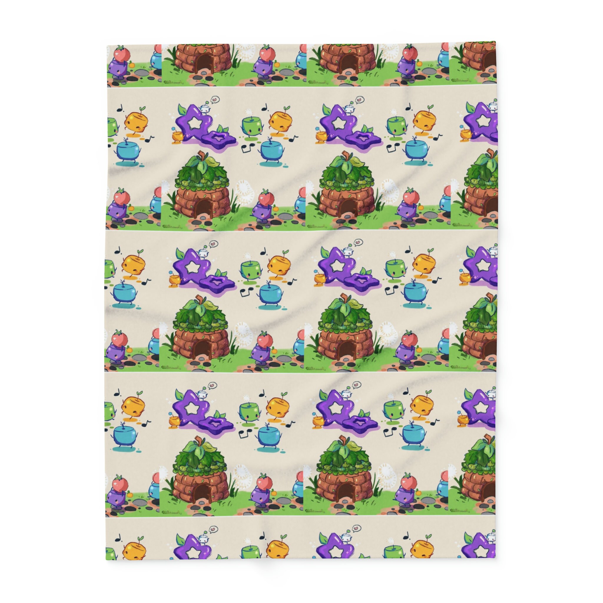 Stardew Valley Blanket Artic Fleece Junimo Cute - Etsy