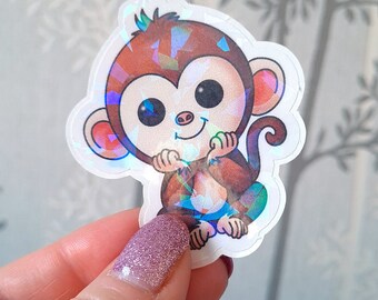 Golden Snub-nosed Monkey Sticker waterproof Weird Animal Vinyl Sticker ...