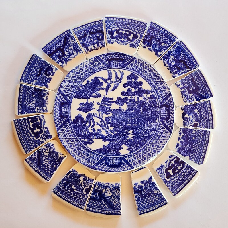 Blue Willow Tiles - Etsy
