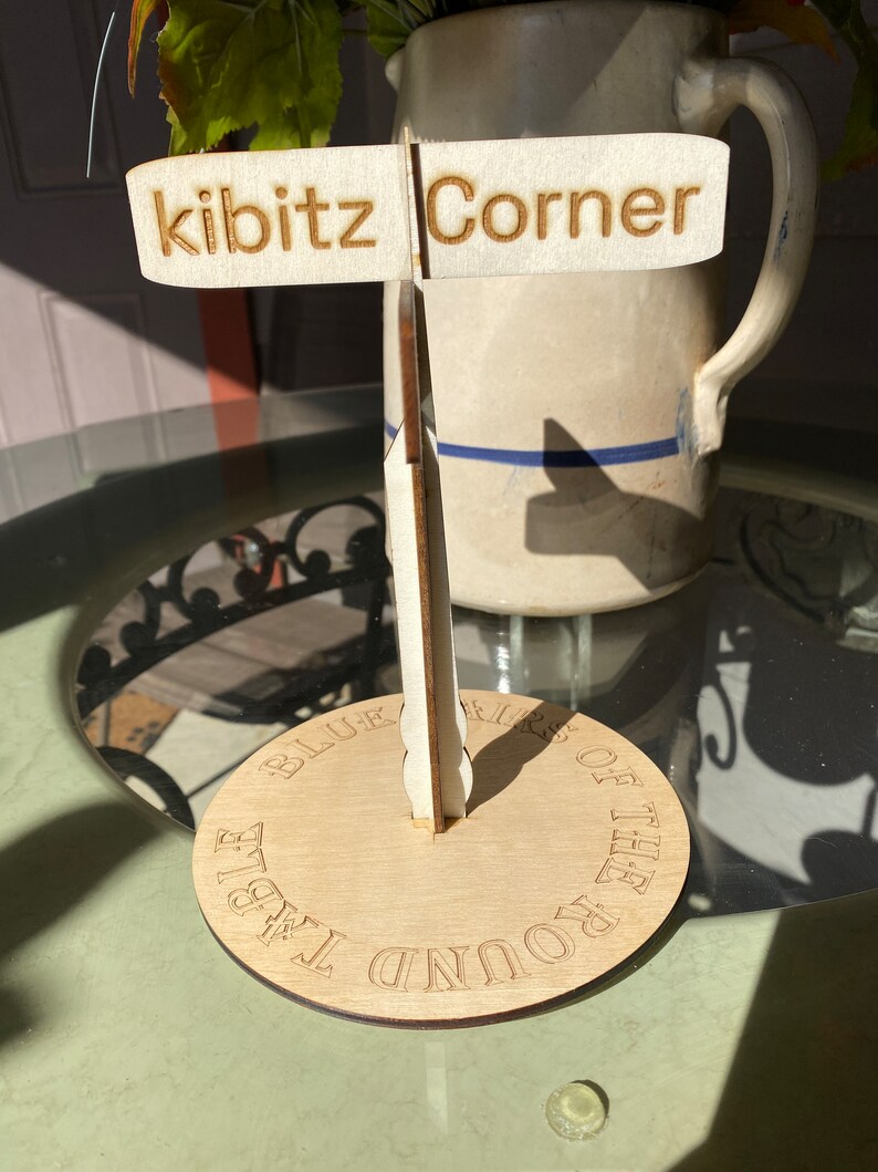 Funny Kibitz and Gossip Sign - Etsy