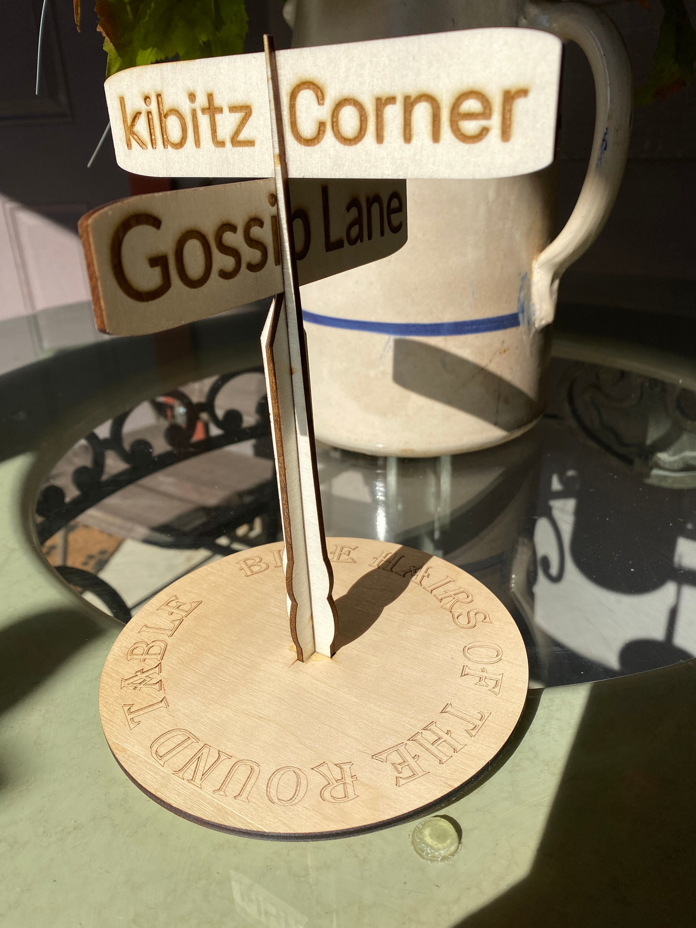 Funny Kibitz and Gossip Sign - Etsy