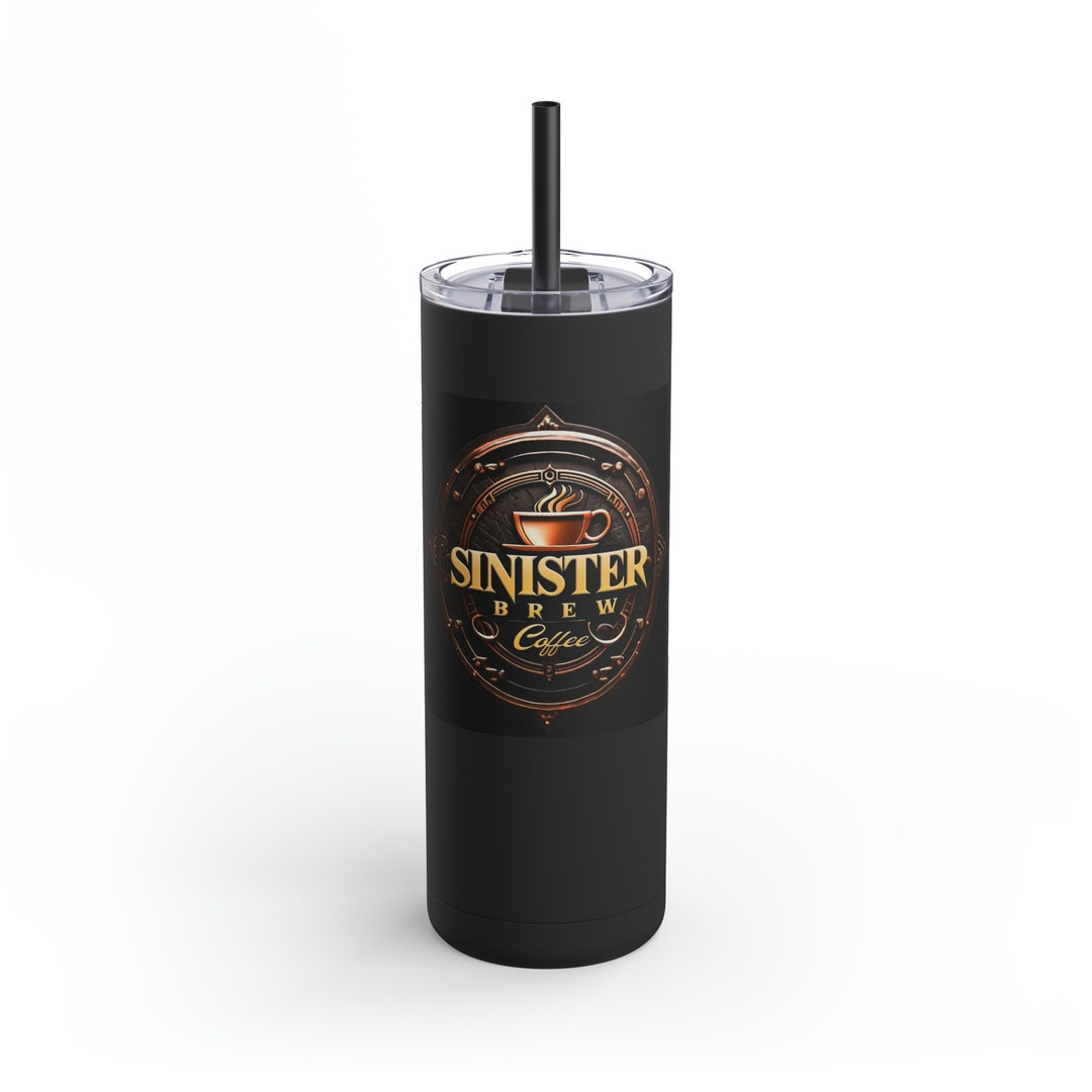 Sinister Brew Coffee Skinny Tumbler 20oz Etsy