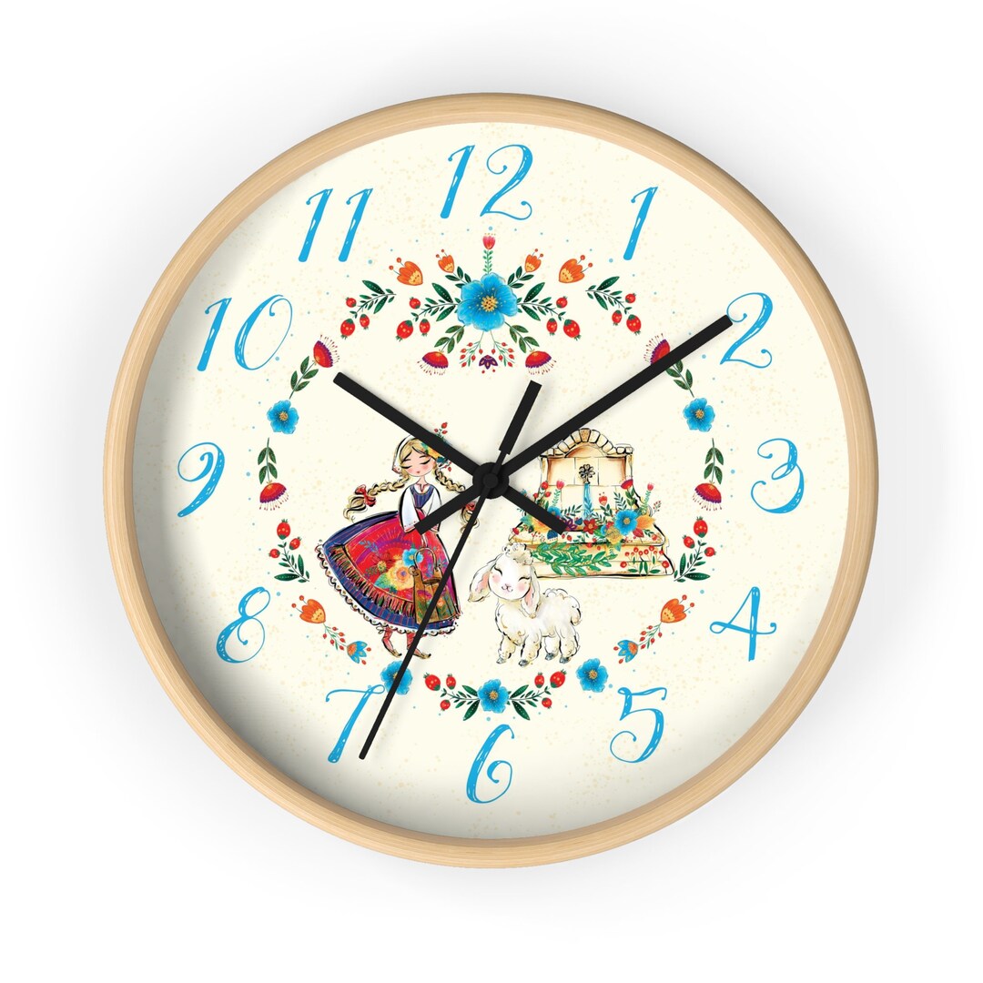 Heidi Clock, Wall Clock, Decorative Wall Clock - Etsy