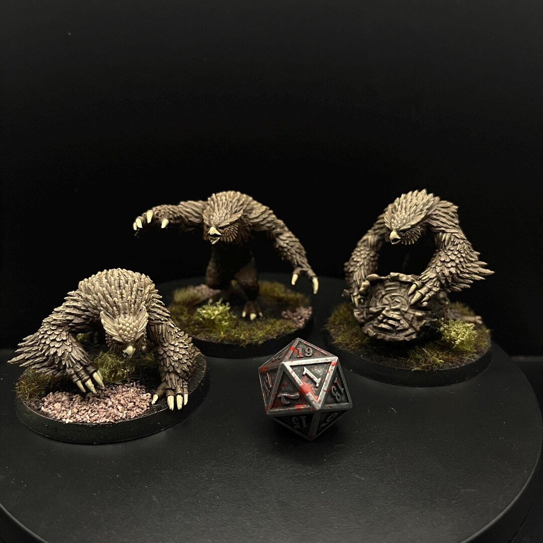 Owlbear Mini Prepainted - 50mm Large - Etsy