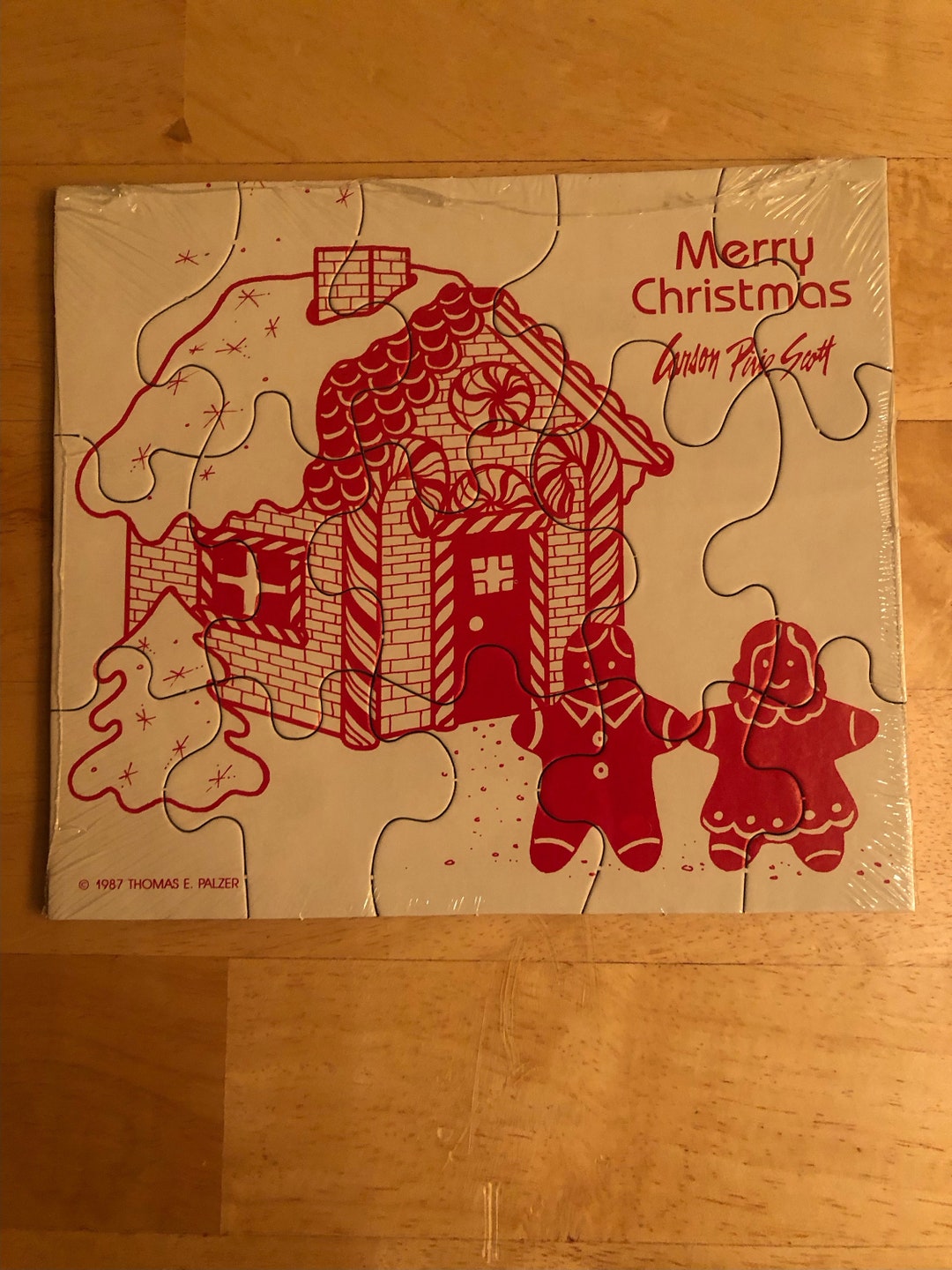 15 Piece Merry Christmas Puzzle - Etsy