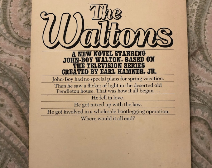 The Waltons 1974 Book - Etsy