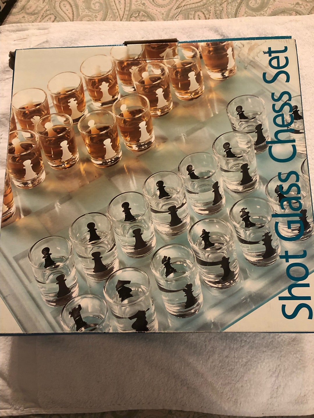 Shot Glass Chess Set - Etsy