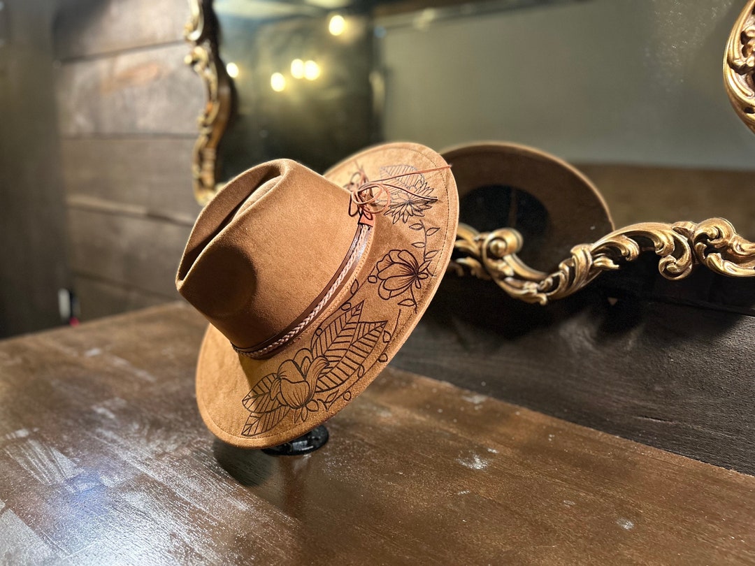 Brown Sunflower Cowgirl Rancher Hat **lainey Wilson Hat**cowboy Hat ...