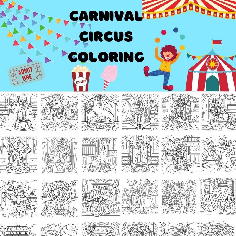 The Circus Book - Etsy