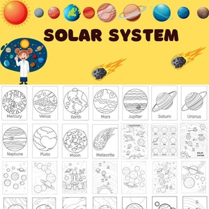 dwarf planets coloring pages printable