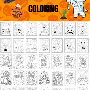 200 Printable Halloween Coloring Pages | Instant Download| Kids ...