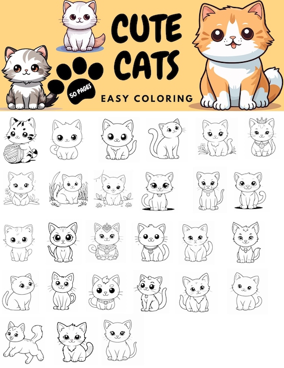 Imágenes De Gatos Para Imprimir Y Colorear