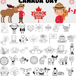 100 Printable Canada Day Coloring Pages Instant Download Kids Activity ...