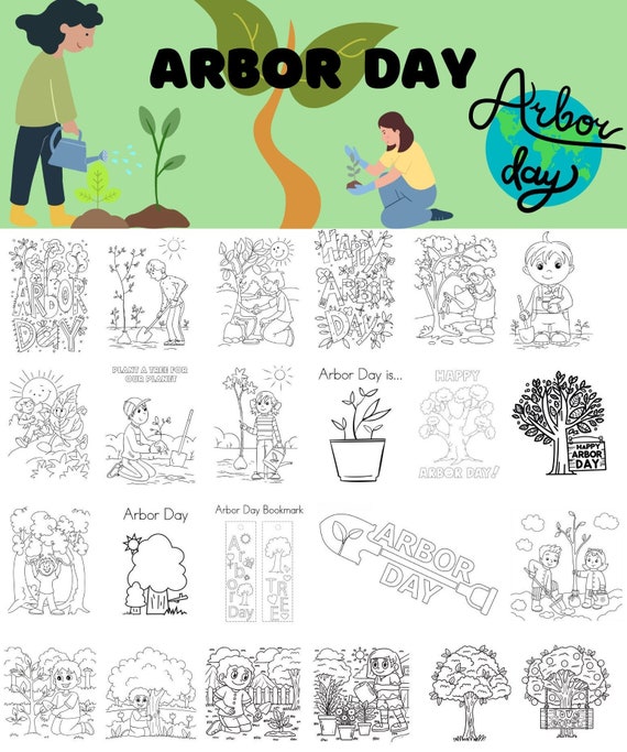 Arbor Day Coloring Pages [2025]