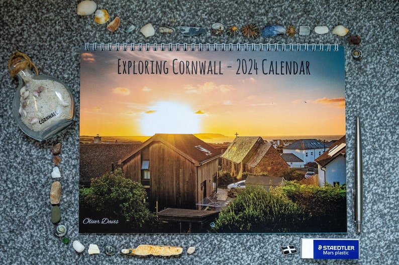 Exploring Cornwall - 2024 Calendar - Etsy