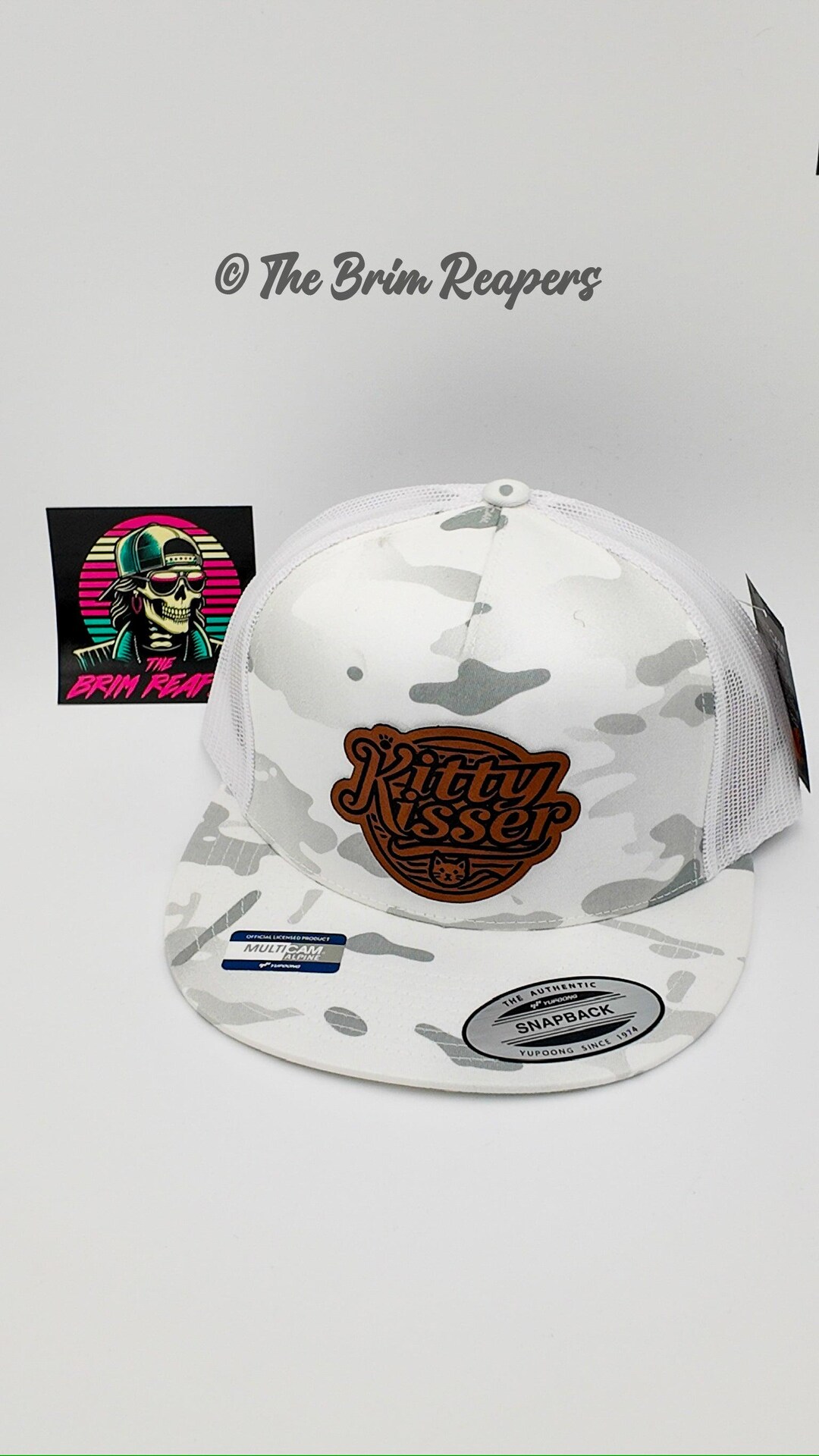 Kitty Kisser Hat | Men's Accessories Trucker Funny Comedy - Etsy