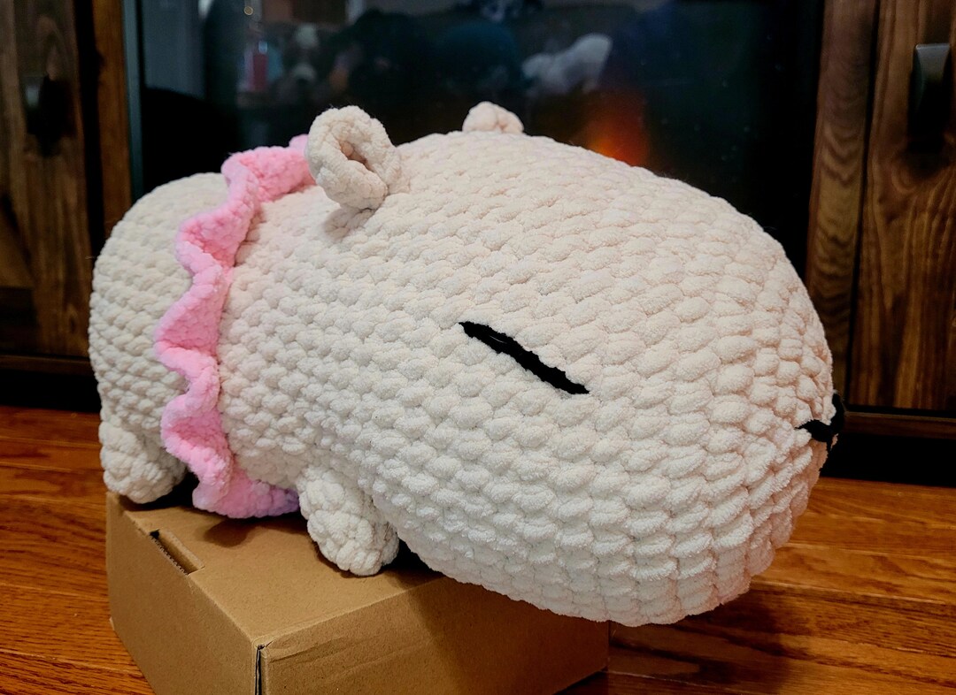 Large Handmade Crochet Capybara With Tutu Stuffed Animal - Etsy