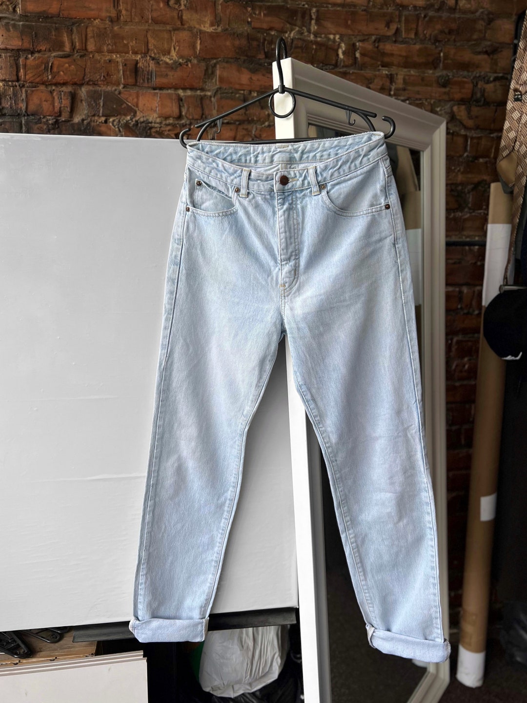 Edwin London Slim Men’s Vintage Rare Light Blue Denim Jeans Pockets ...