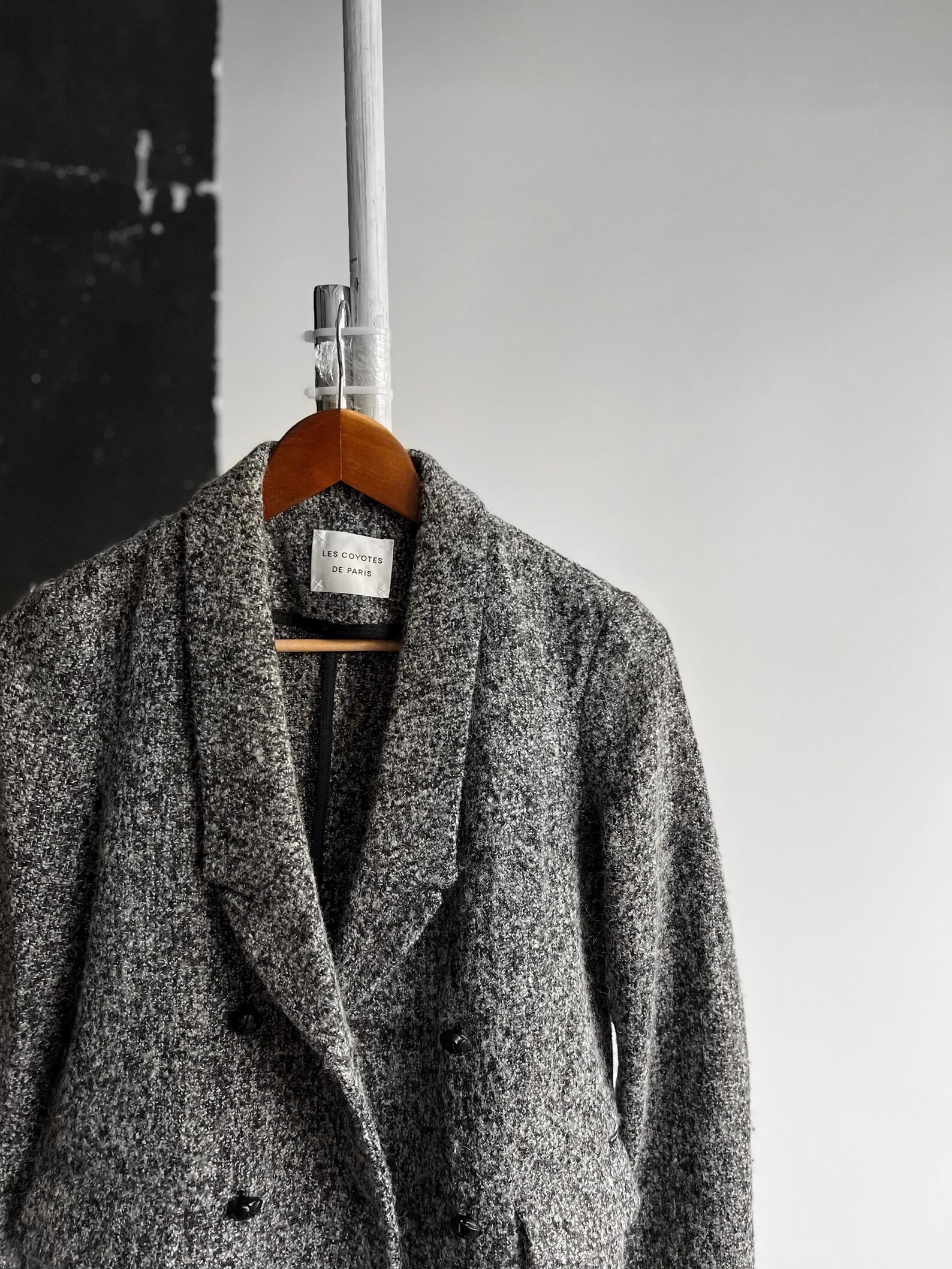 Les Coyotes De Paris Womens Premium Gray Long Sleeve Blazer Jacket ...