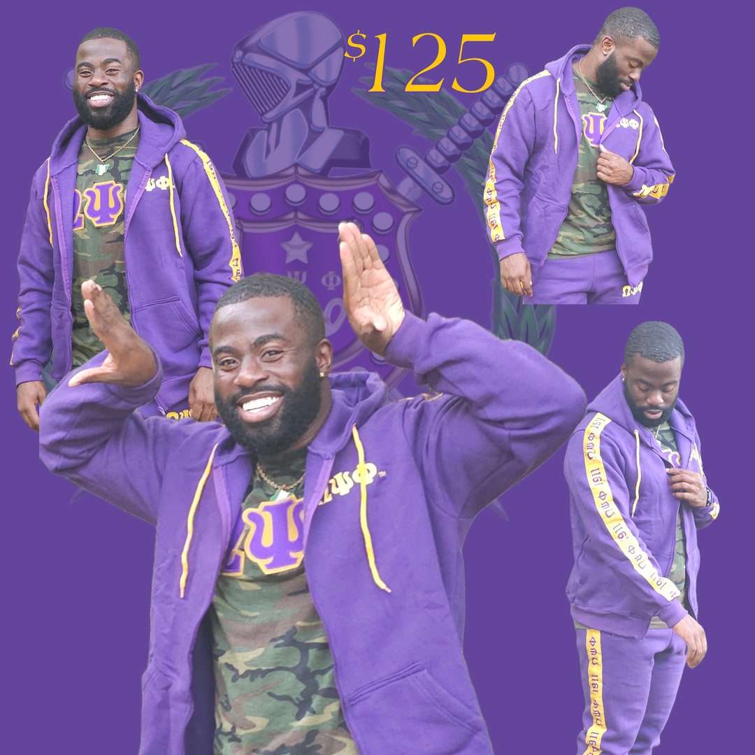 Omega Psi Phi Fraternity Incorporated Sweat Suit - Etsy