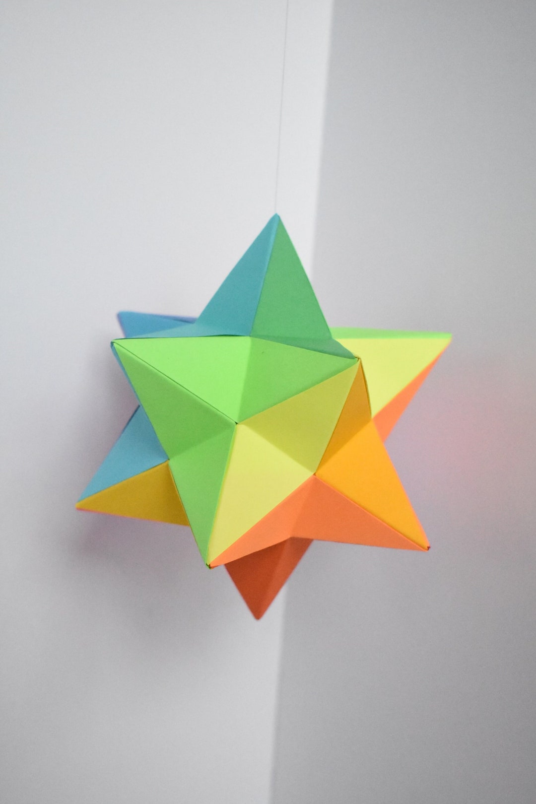 Origami Stellated Dodecahedron - Etsy