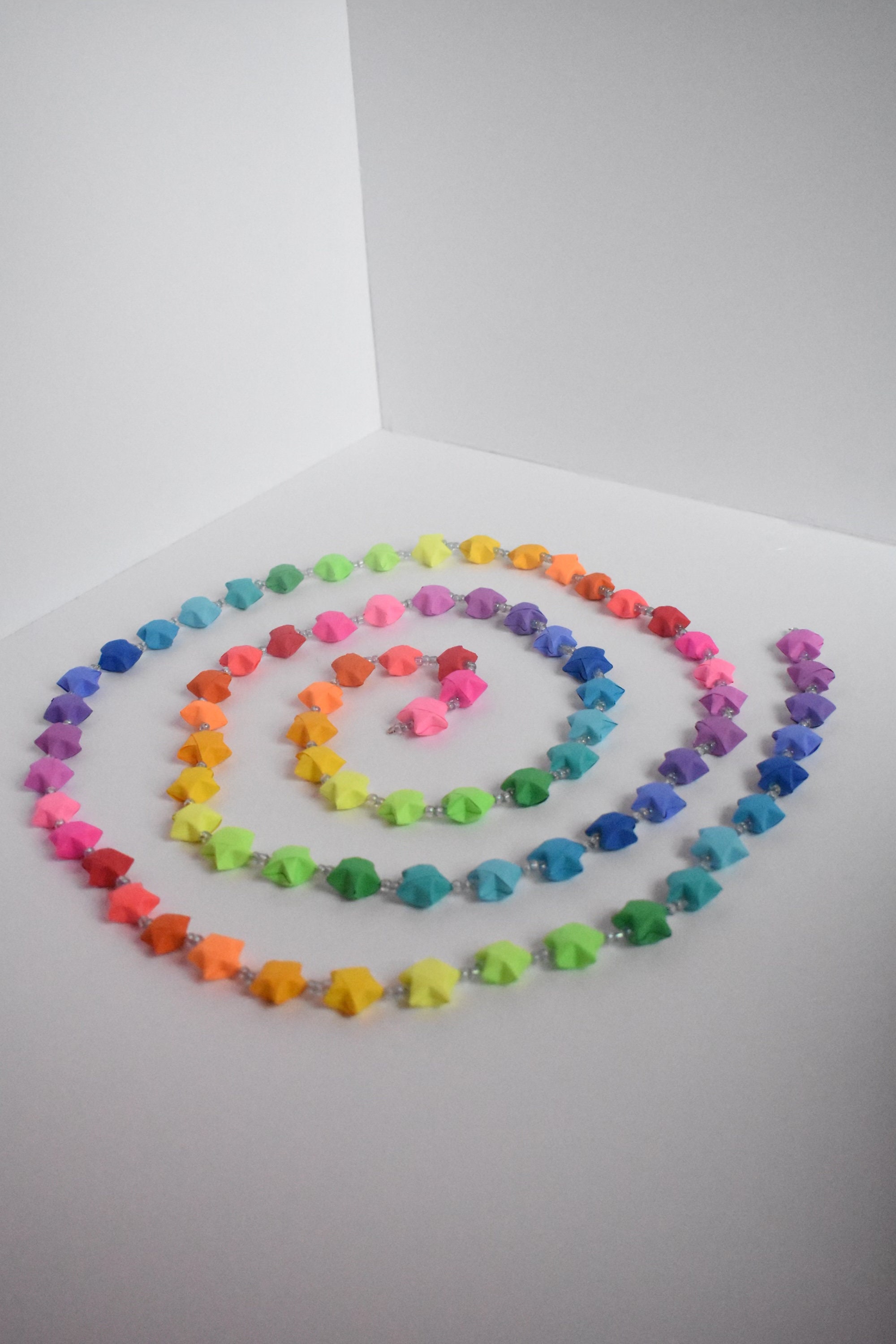 Stand of Paper Stars - Etsy